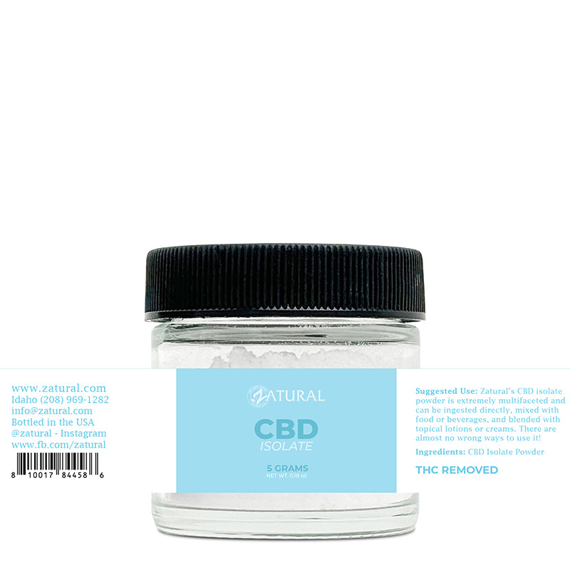 CBD Isolate Powder | Pure CBD – Zatural
