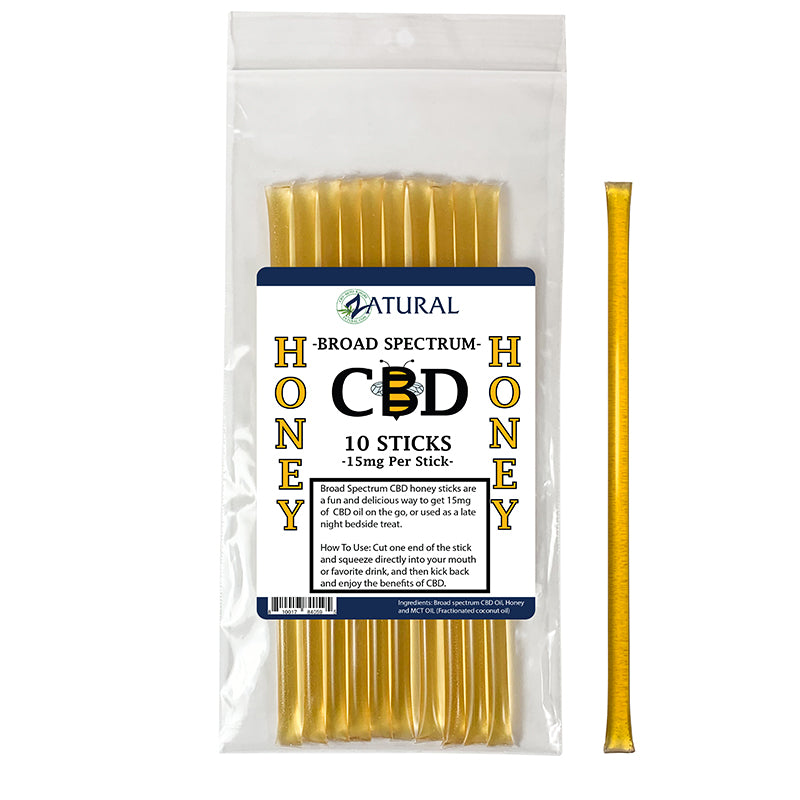 CBD Honey Sticks | CBD Infused Honey – Zatural