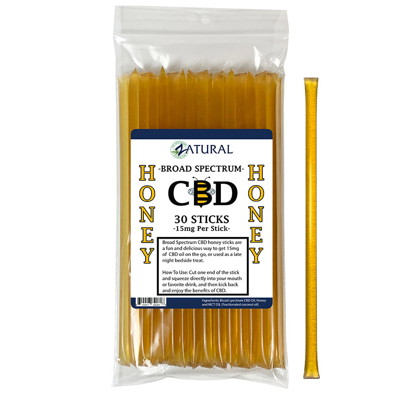 CBD Honey Sticks | CBD Infused Honey – Zatural