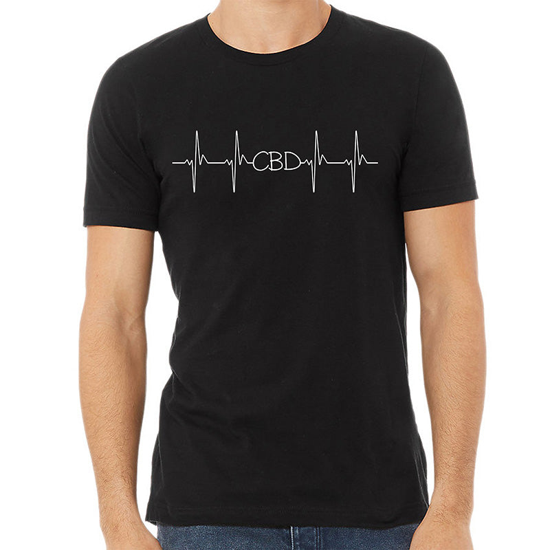 'CBD Heartbeat' Graphic Tee – Zatural